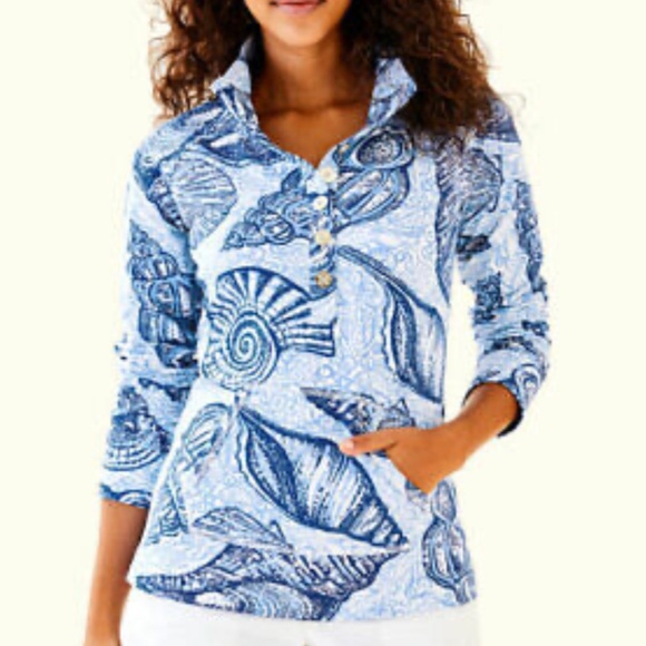 Lilly Pulitzer | Tops | Lilly Pulitzer Captain Popover In Stuffed ...